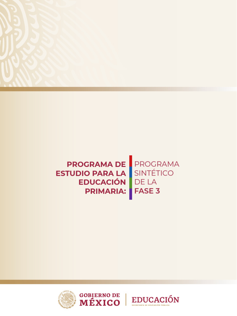 Programa Sintetico de La Fase 3 | PDF