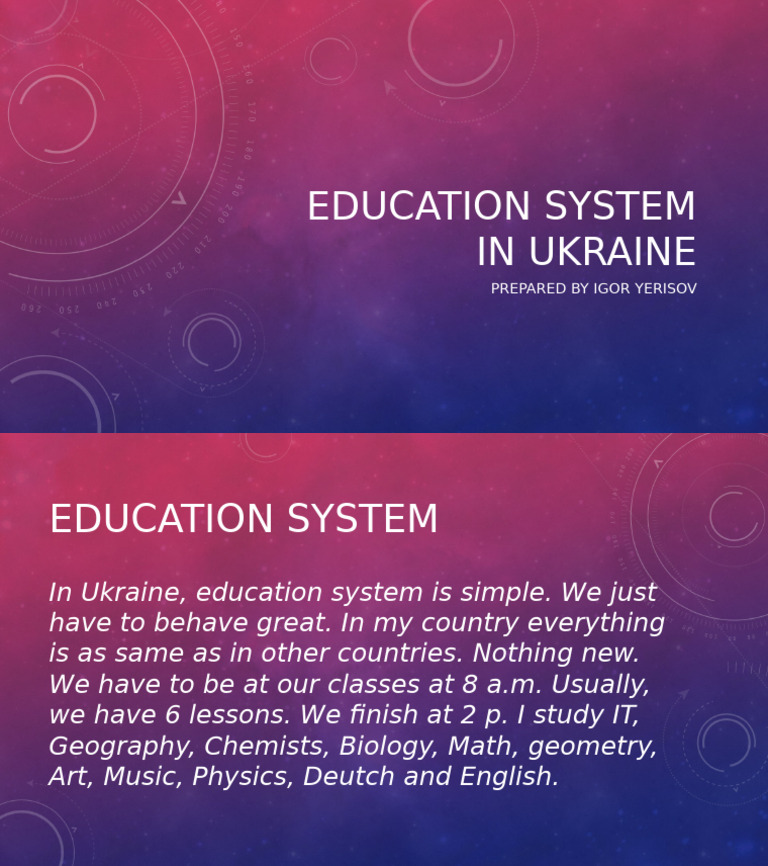 Education System in Ukraine | PDF
