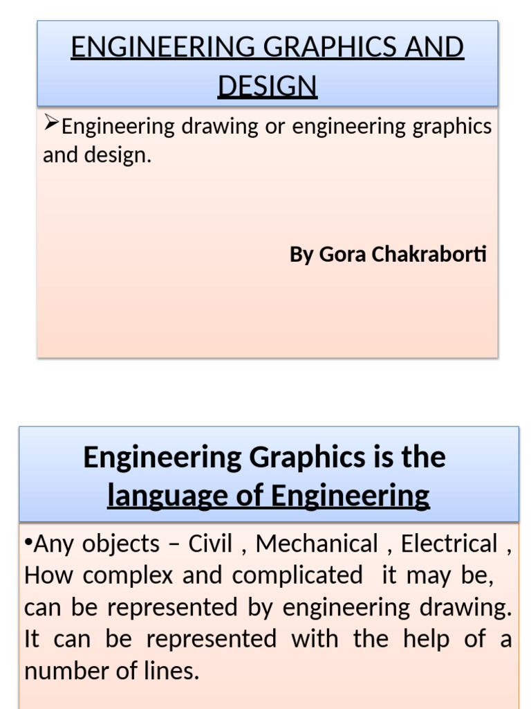 Engineering Graphics & Design-34 Slides-05!07!2024 | PDF