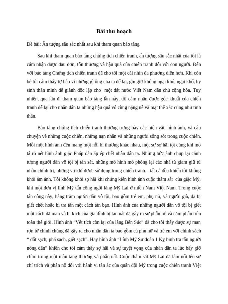 Bài Thu Ho CH | PDF