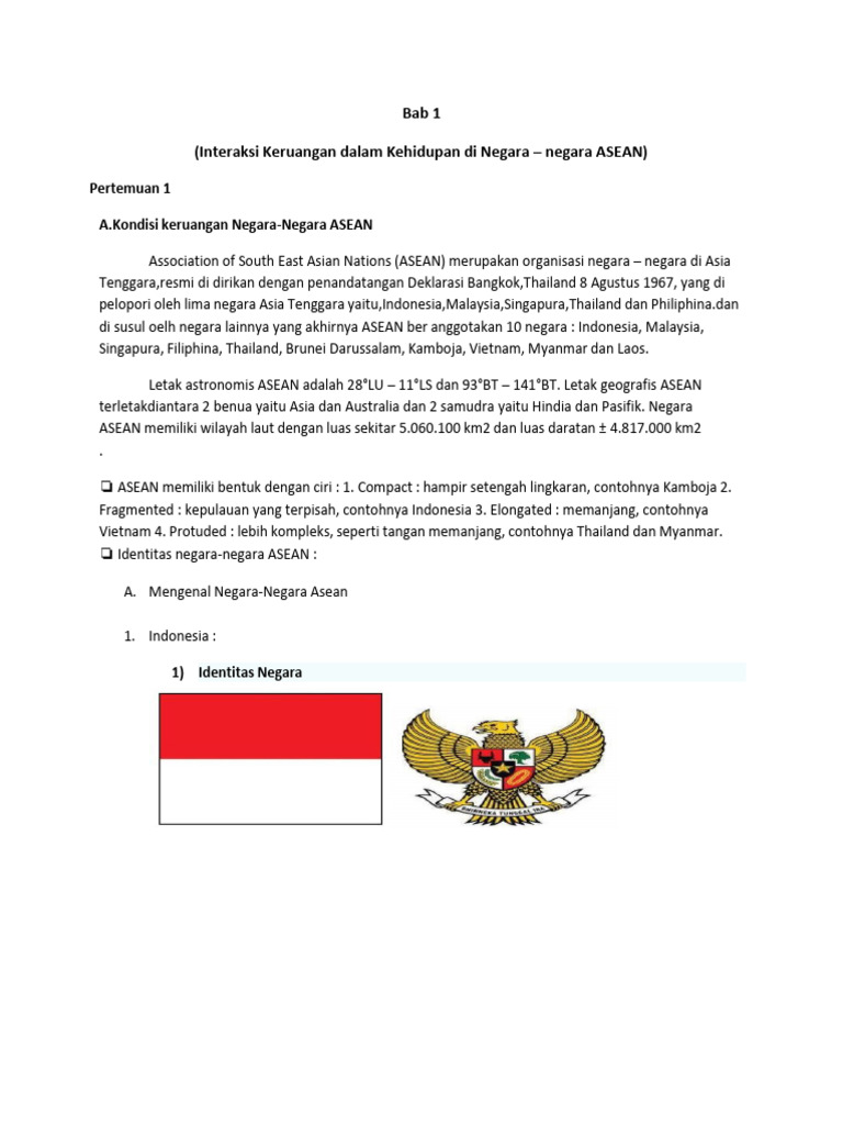 Bab 1 Materi 1 IPS SM 1 Ok | PDF