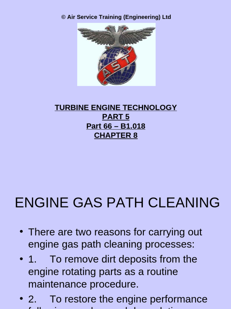 Engine Gas Path Cleaning Lesson Slides | PDF