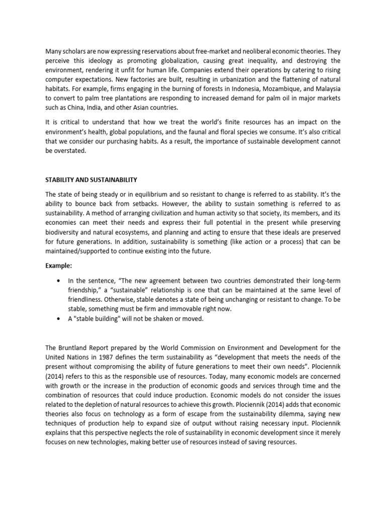 Module 15 - Sustainable Development | PDF