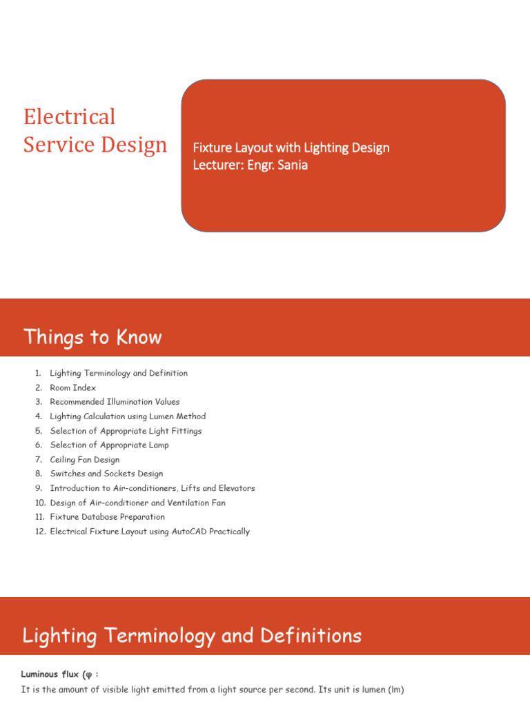 L2. Electrical Service Design | PDF