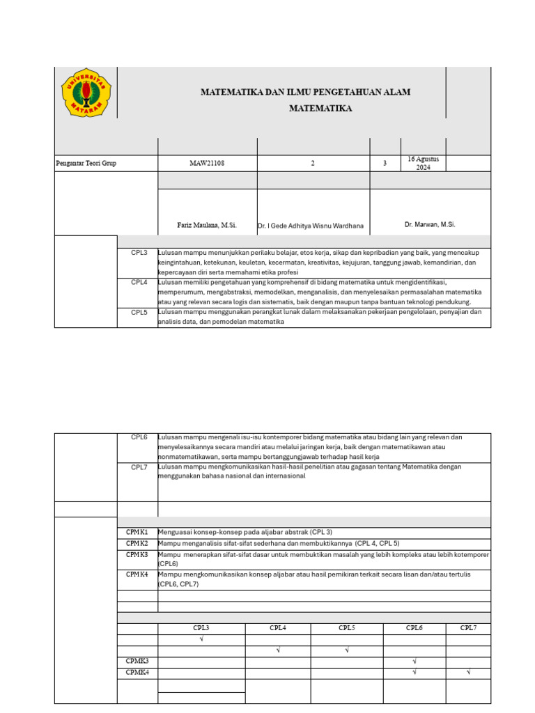 Rps Teori Grup | PDF