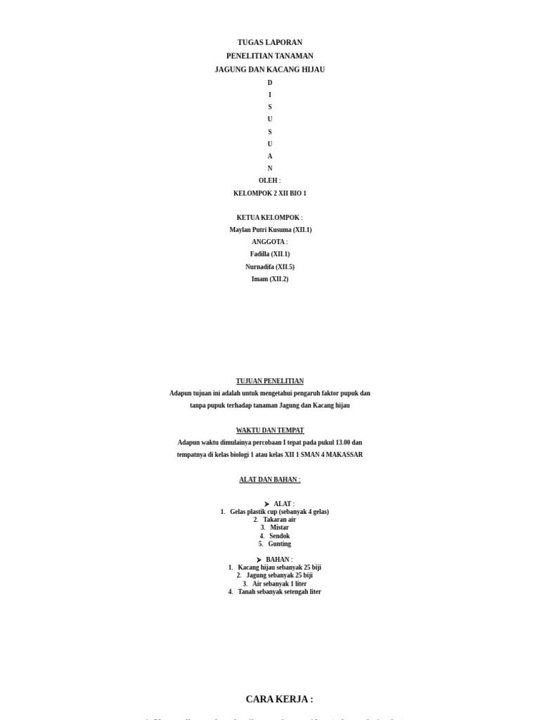 Xii Bio 1 Kelompok 2 | PDF
