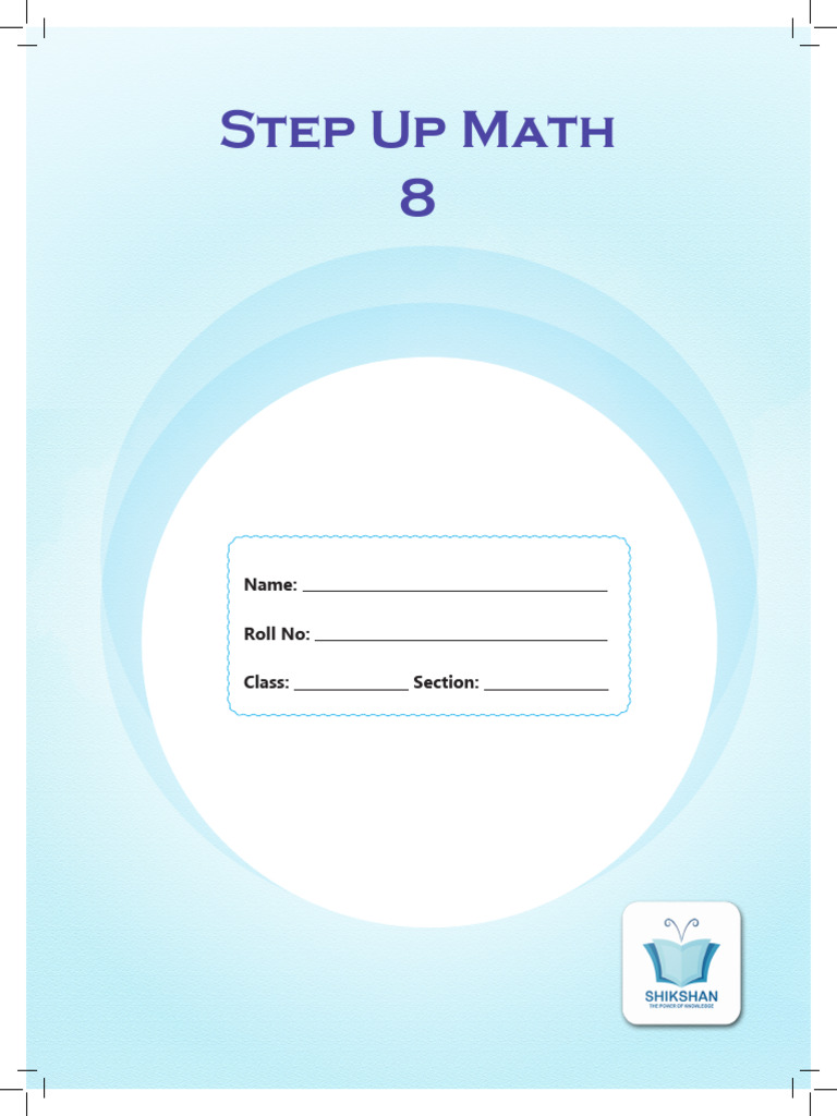 Step Up Math 8 - CBSE | PDF | Integer | Numbers