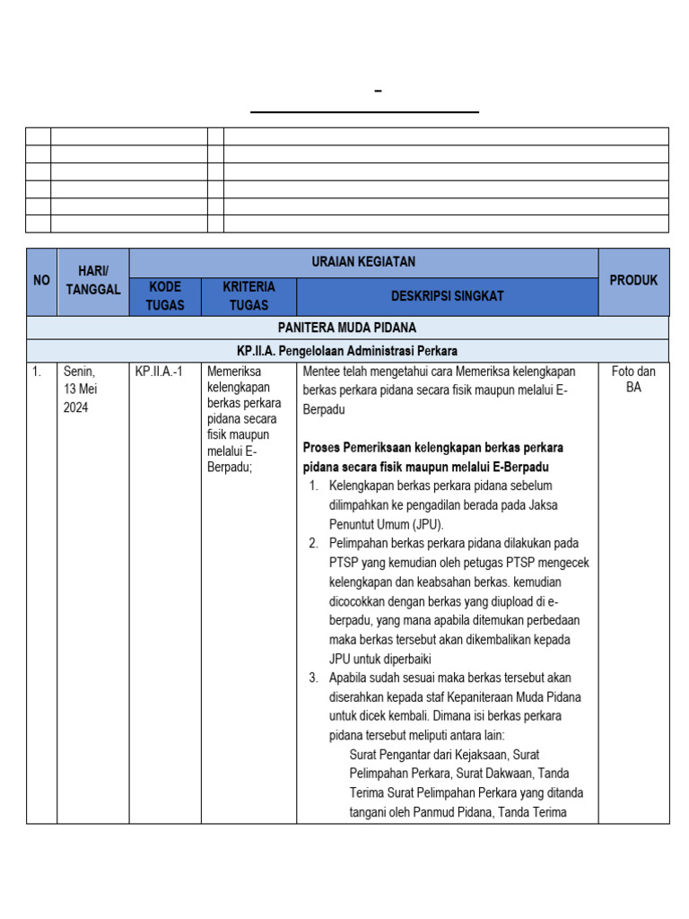 Laporan Mingguan - Minggu 5 | PDF
