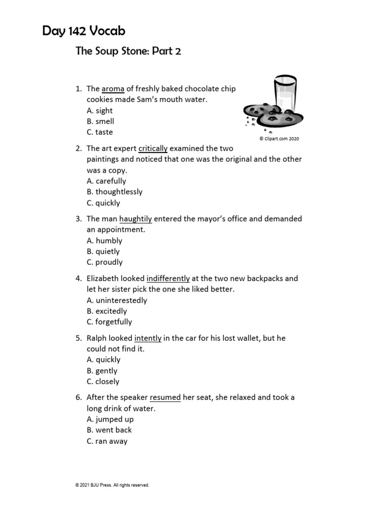 4re Day142 Vocabulary | PDF