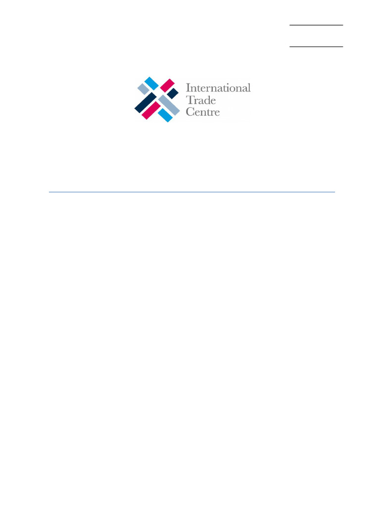 ITC, Trade Competitiveness 2019 | PDF