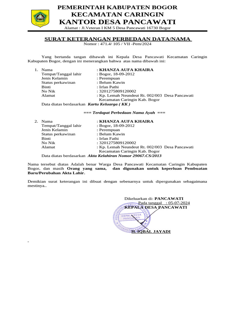 Beda Data Pa Ipan | PDF