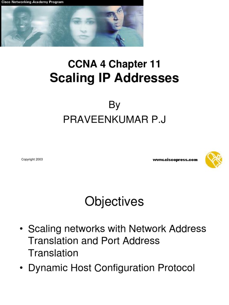 Scaling IP Addresses: CCNA 4 Chapter 11 | PDF | Ip Address | Network Architecture