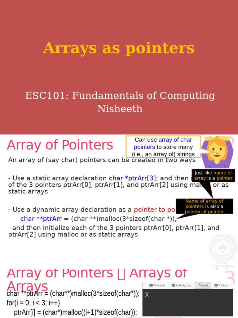 Lec 26 | PDF | Pointer (Computer Programming) | Software Engineering