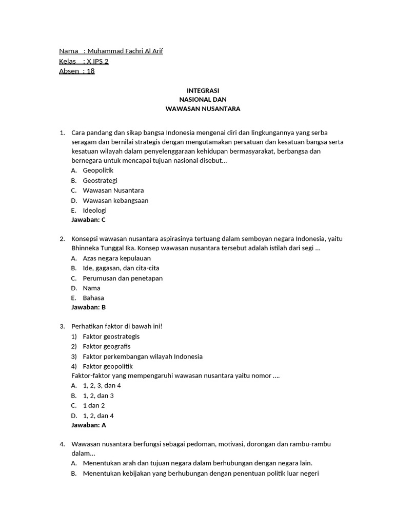 TUGAS4 PPKN - Muhammad Fachri Al Arif | PDF