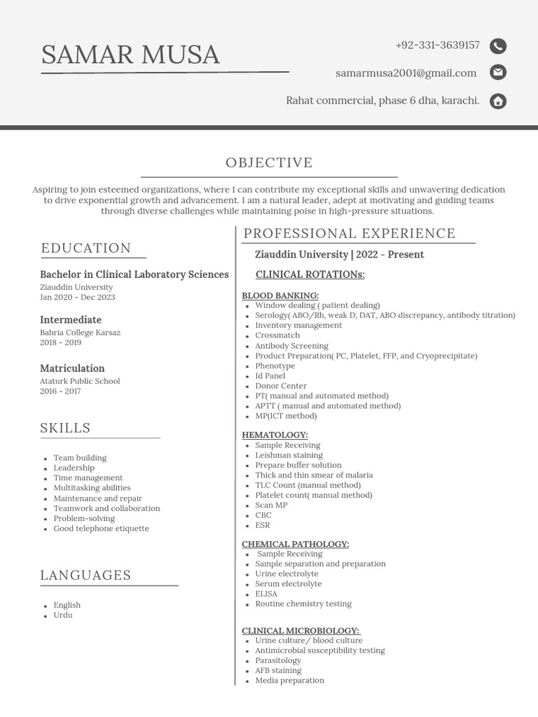 Samar CV | PDF