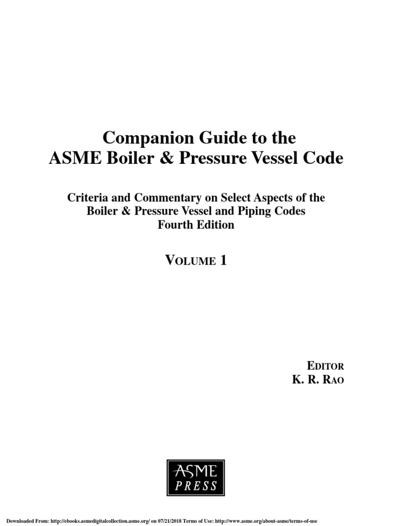 Companion Guide to the ASME Boiler and P | PDF