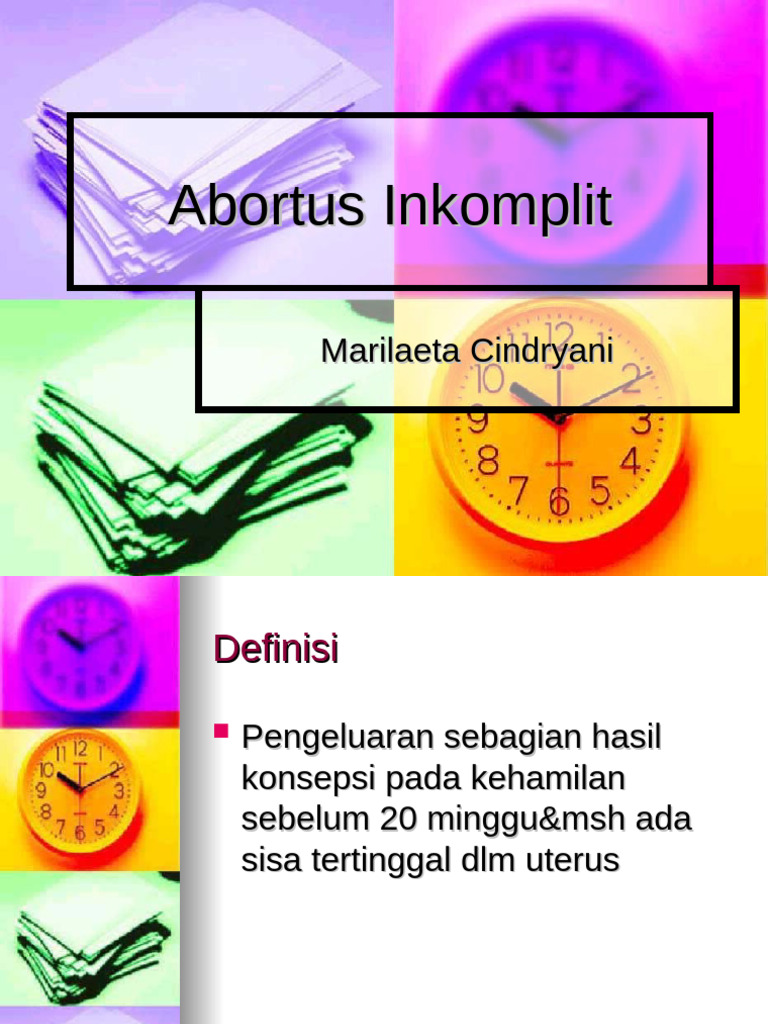 Abortus Inkomplit | PDF