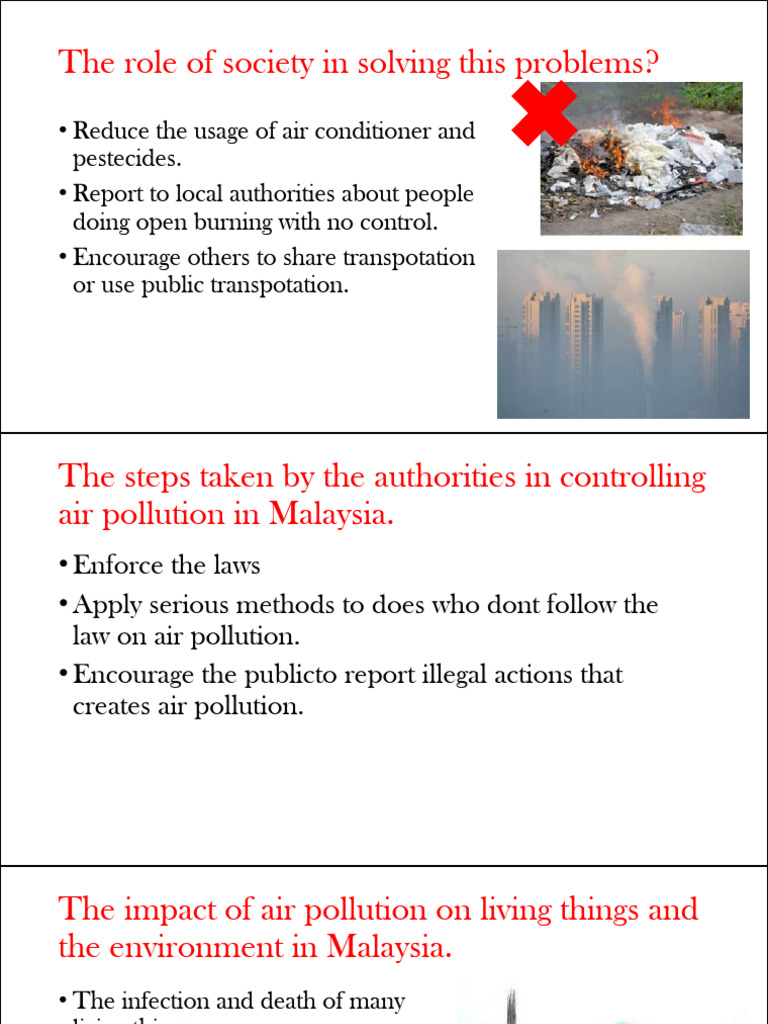 Air Pollution Science Project | PDF