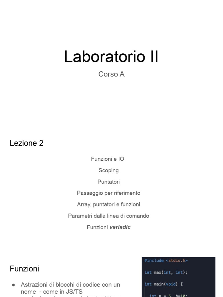 Lezione 2 ITA | PDF