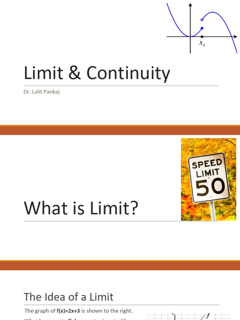 Limit Continuity | PDF