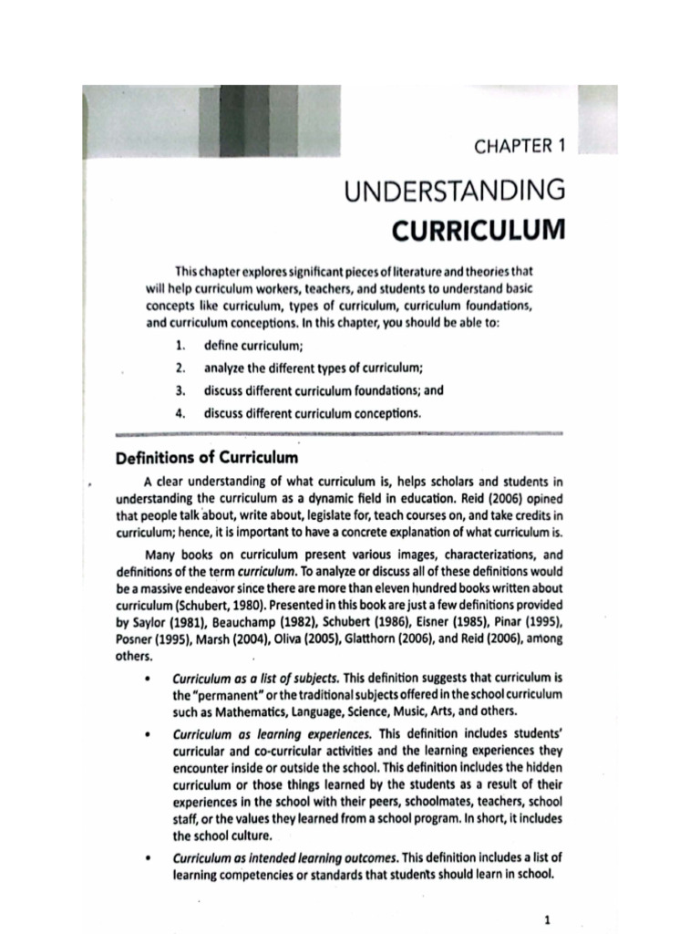 Understanding Curriculum | PDF