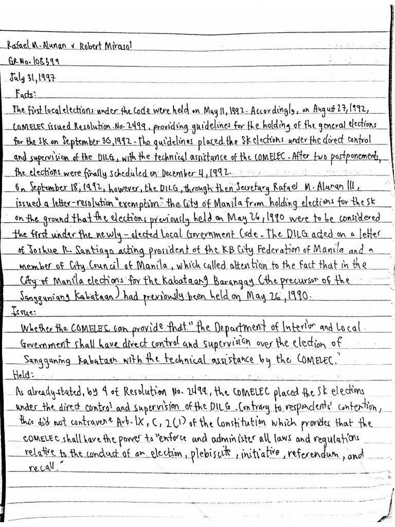 Alunan V Mirasol | PDF