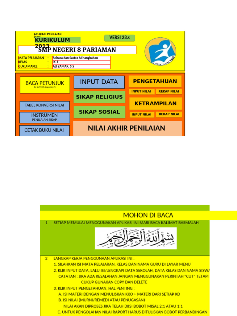 Nilai BSM 9.1 Sem 2 23-24 | PDF