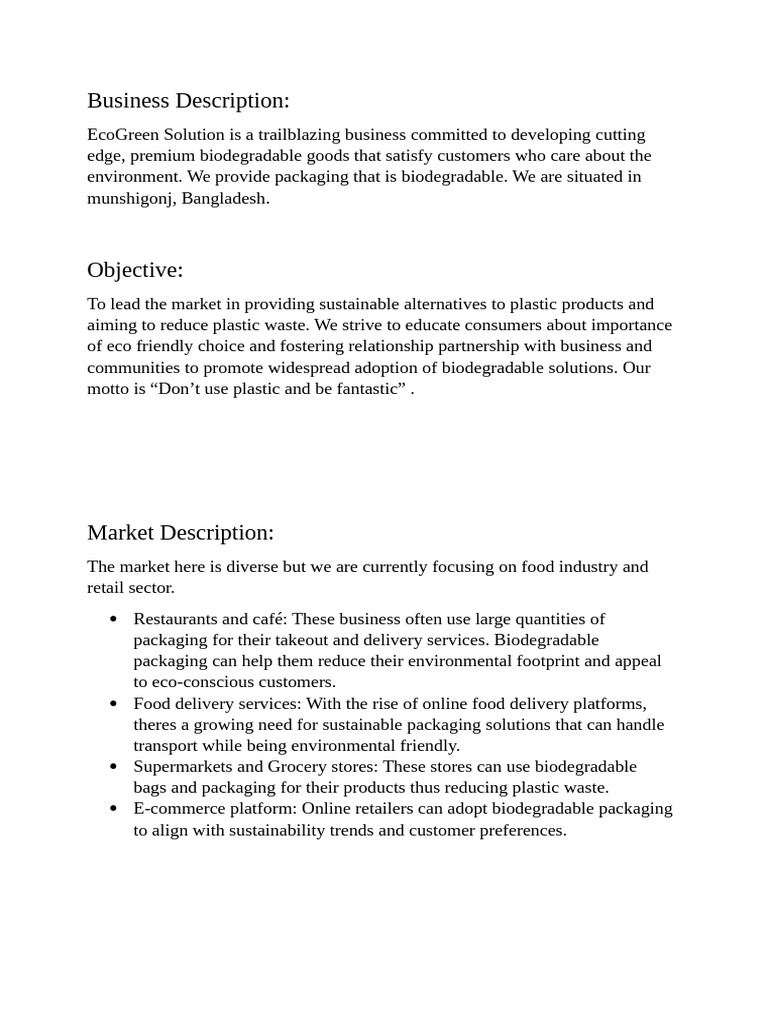 Business Description | PDF