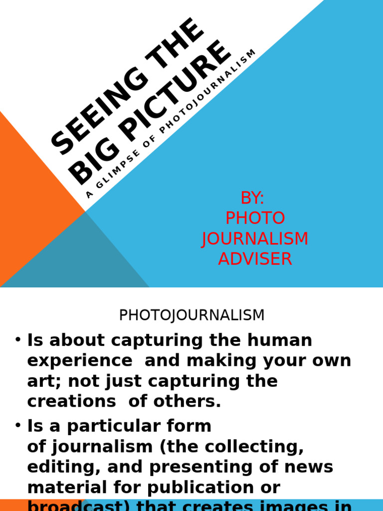 Basics of Photo Journalism | PDF