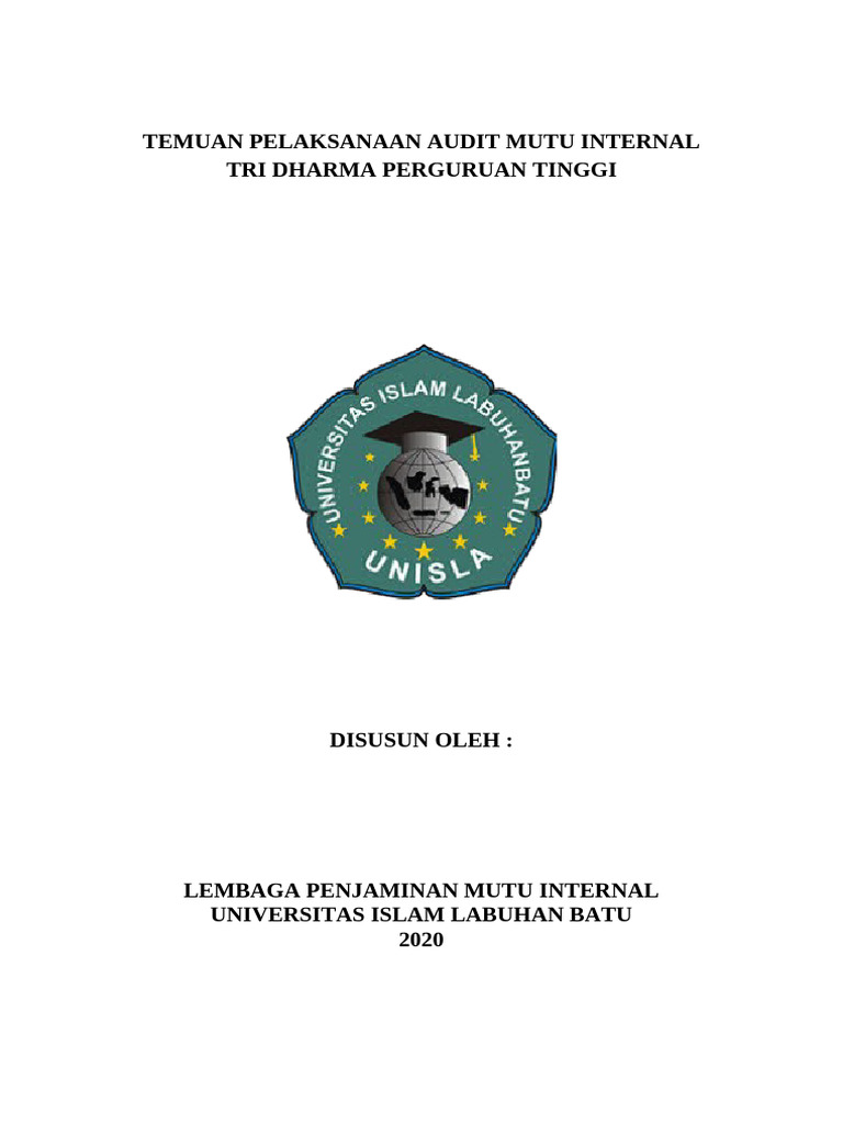 Temuan Pelaksanaan Audit Mutu Internal | PDF