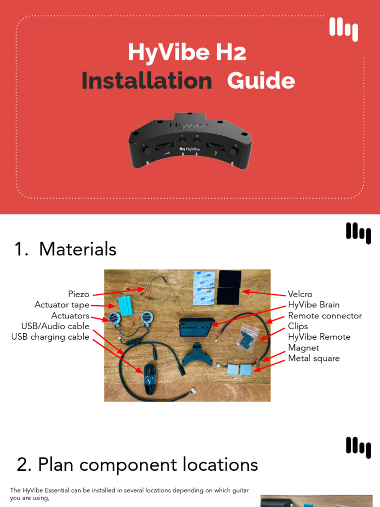 HyVibe Essential Installation Instructions | PDF