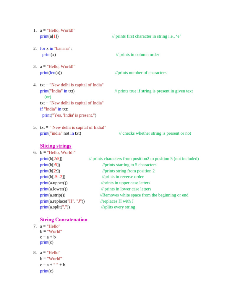 Strings | PDF | String (Computer Science) | Computer Science Strings | PDF | String (Computer Science) | Computer Science