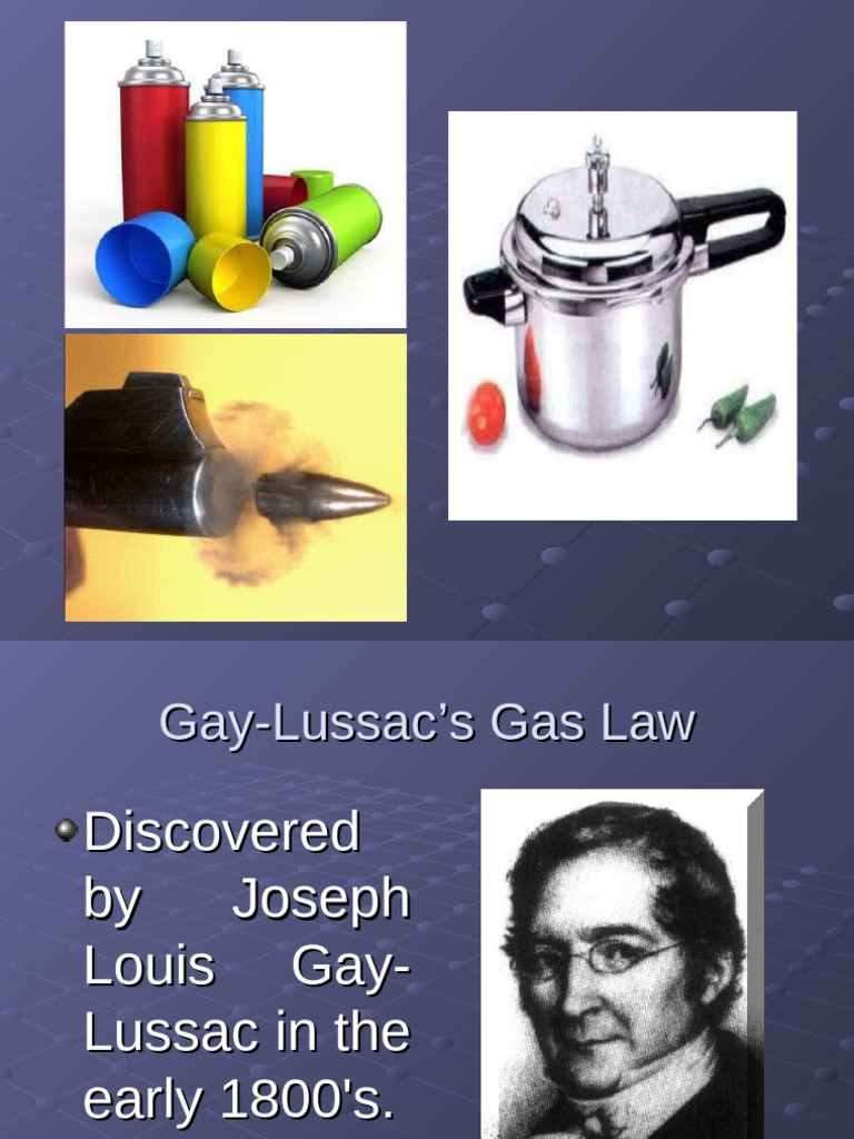 Gay-Lussac S Gas Law1 | PDF