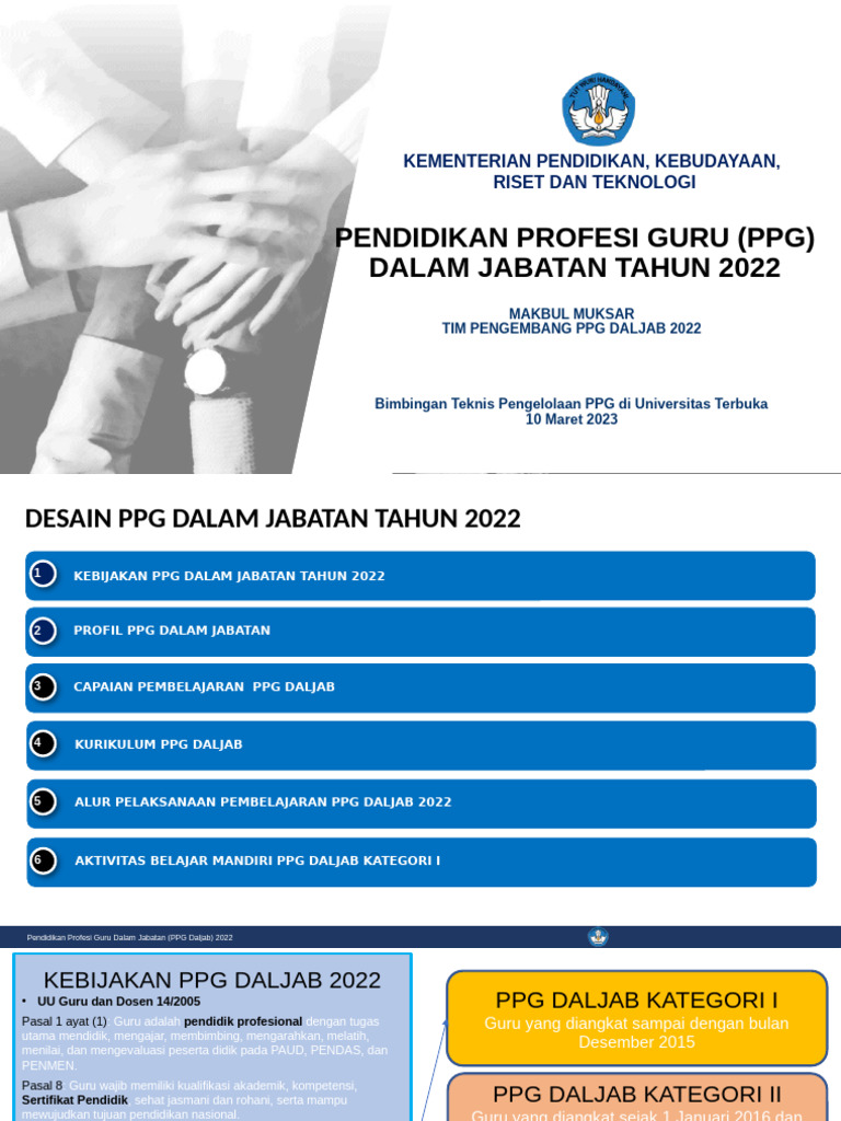 Perkuliahan PPG 2022 | PDF