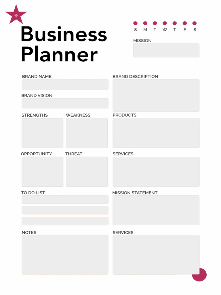 1 Page Business Plan Pdf