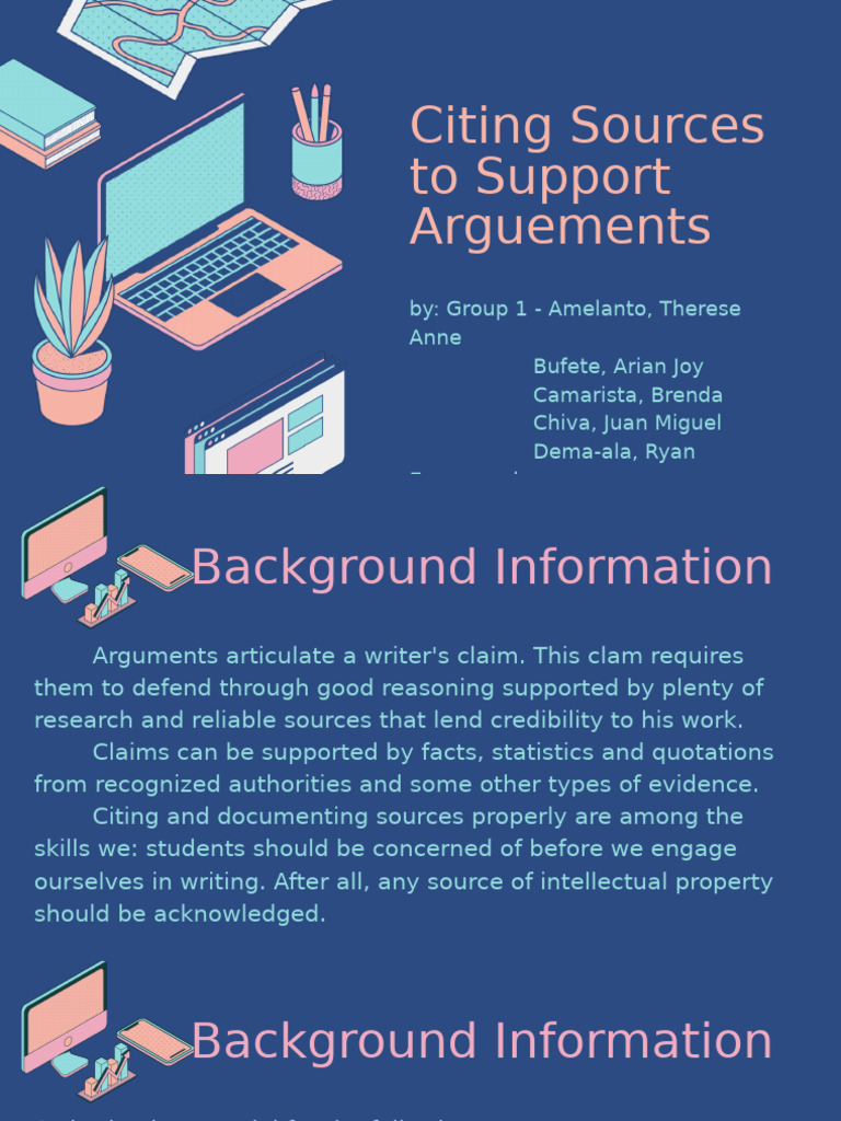 Citing Sources To Support Documents | PDF | Citation | Apa Style