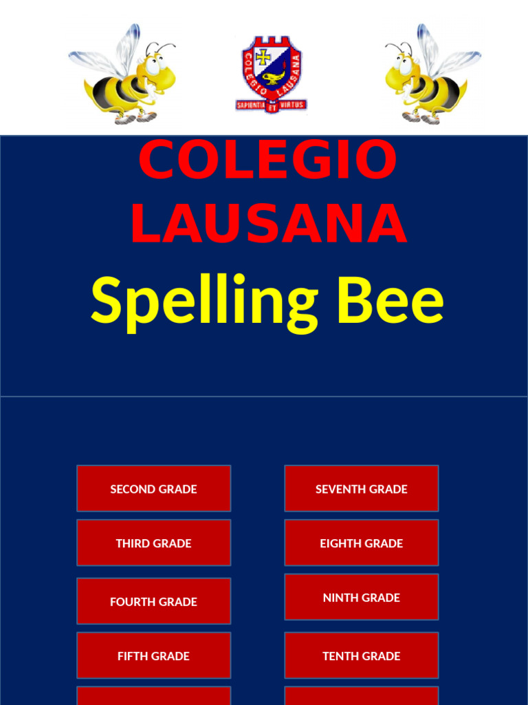 Spelling Bee | PDF