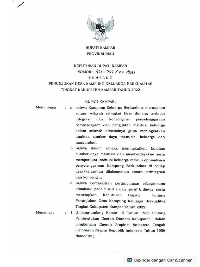 SK Kampung KB 2022 | PDF