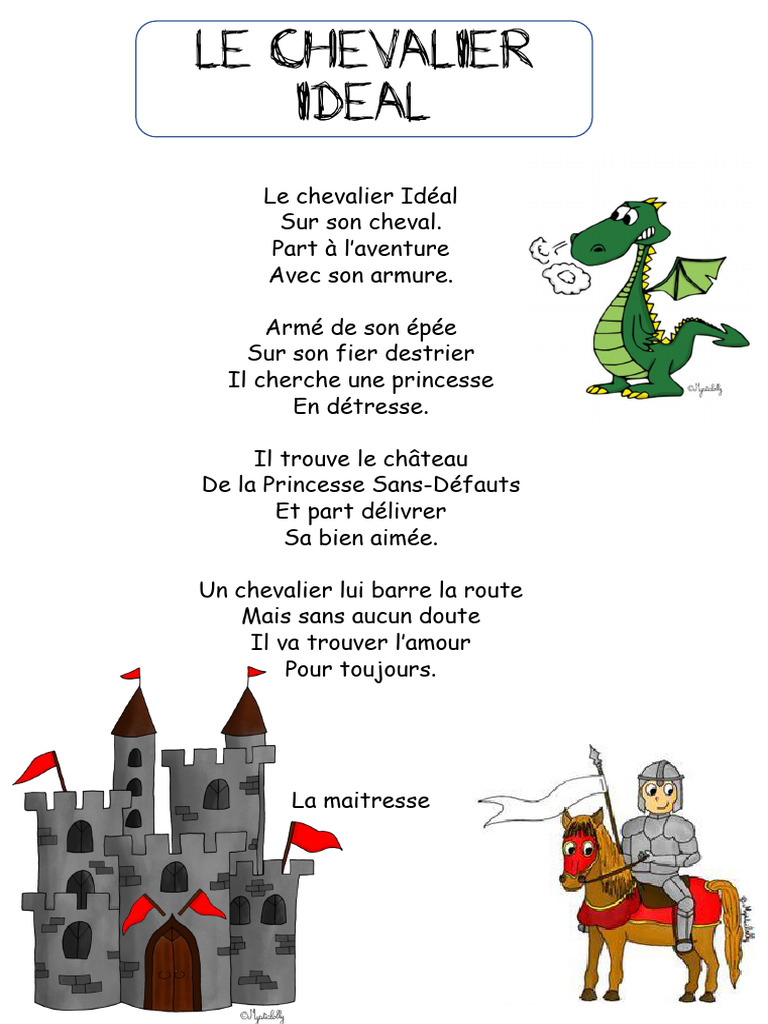 Poesie Chevalier Ideal | PDF