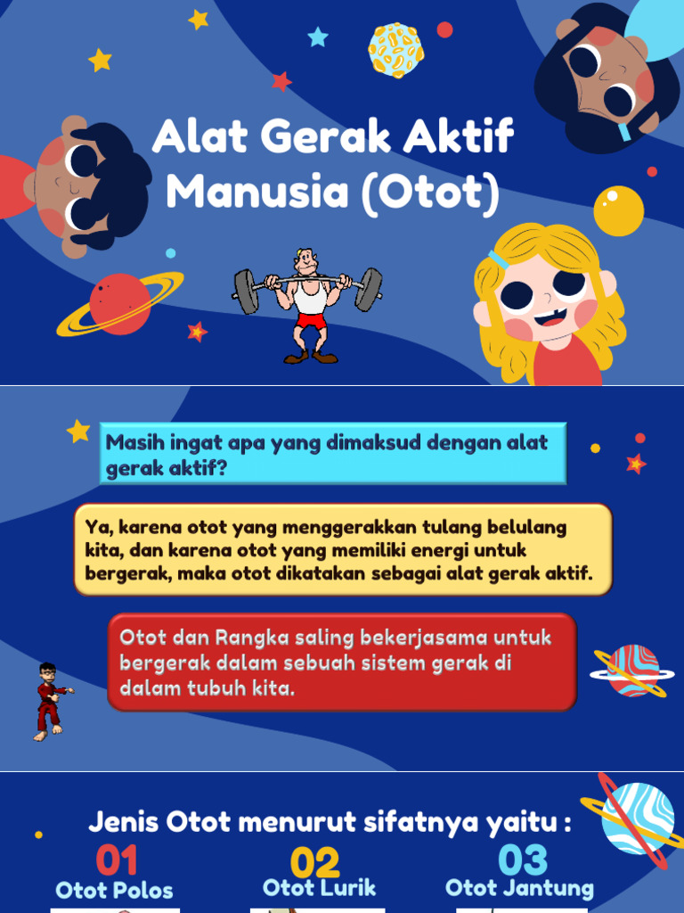 Alat Gerak Aktif Manusia (Otot) | PDF