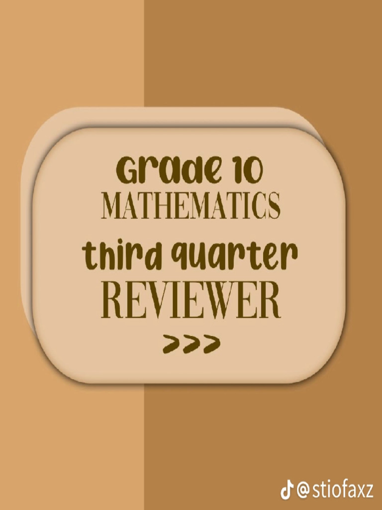 Math Q3 | PDF