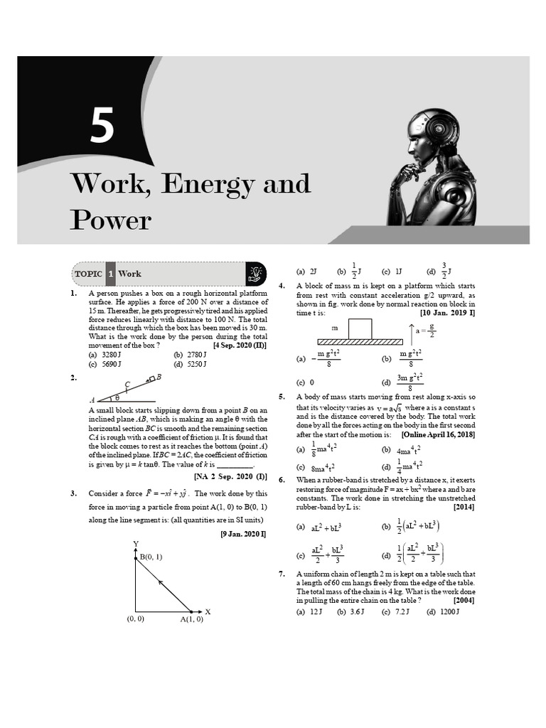 WEP PYQ Full Series | PDF | Collision | Force