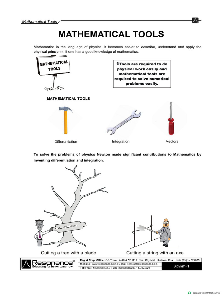Theory - Mathematical Tools E TOC | PDF