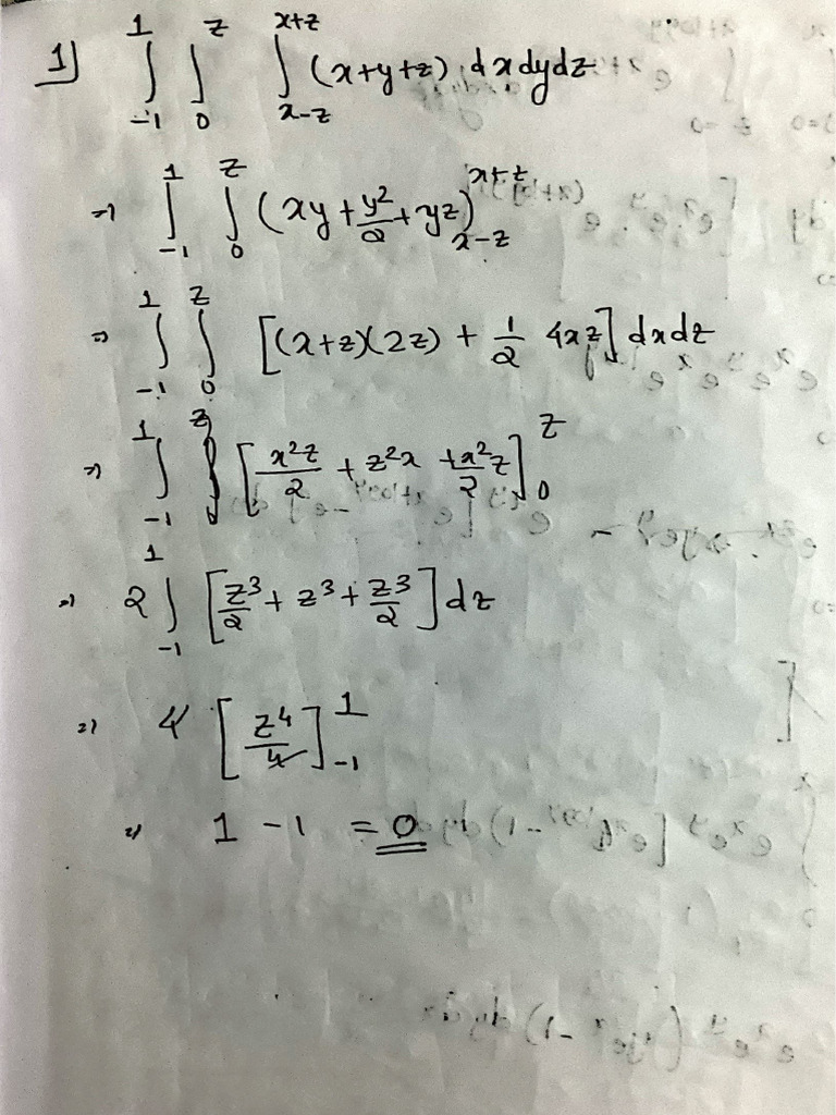 N - 60 Triple Integral | PDF