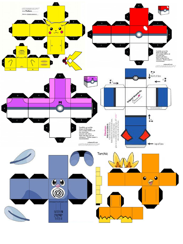 Fichas de Pokémon | PDF