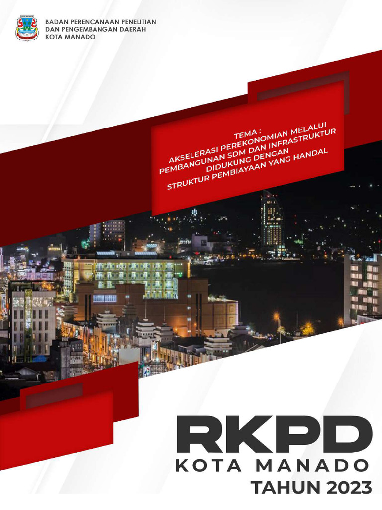 RKPD - 2023 - (Induk) - Kota Manado | PDF