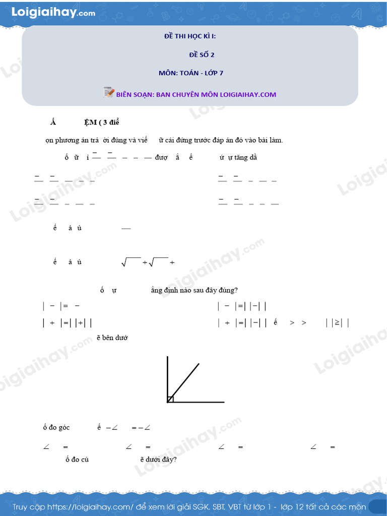 Đề 1 CKI 7 KNTT | PDF