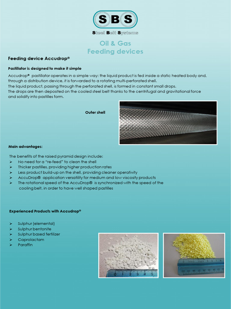 Technical Data Sheet Accudrop | PDF