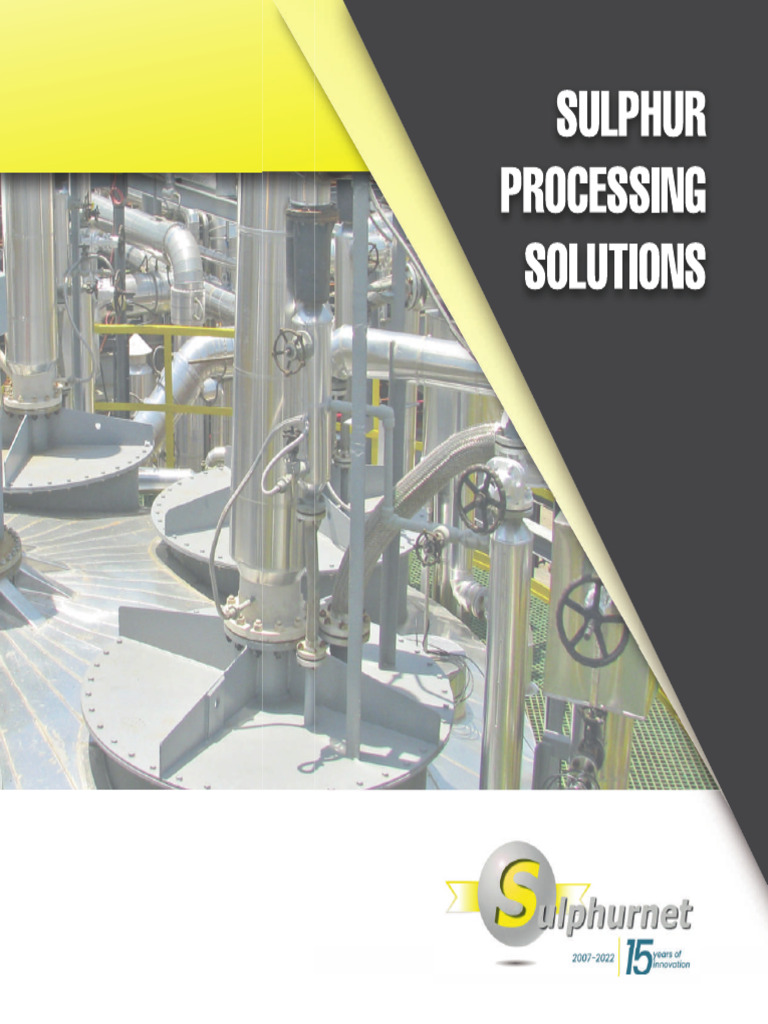 Sulphurnet Sulphur Processing Brochure | PDF