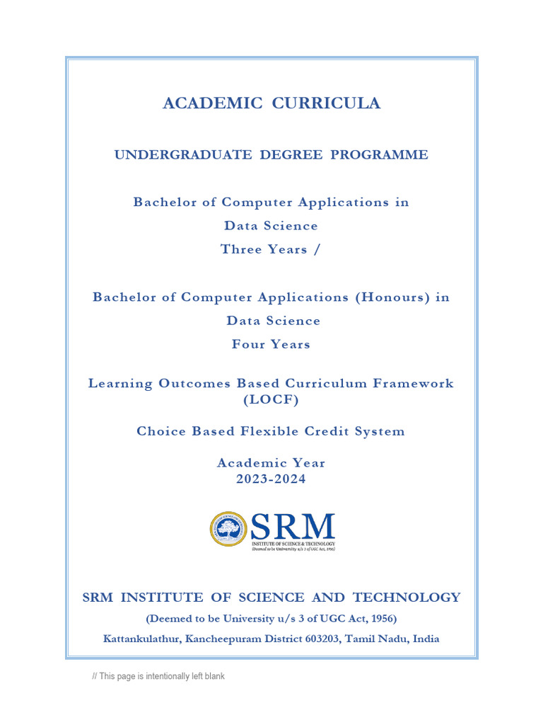 BCA Data Science | PDF | Machine Learning | Analytics